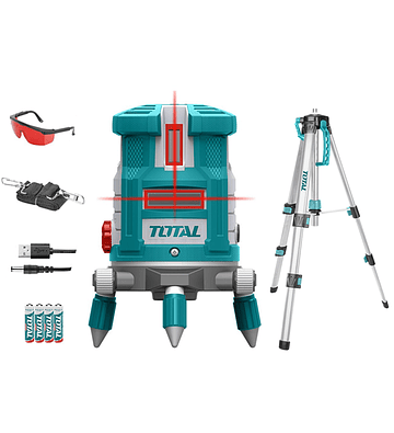 Nivel Laser Autonivelación Línea Roja 360 Grados Total