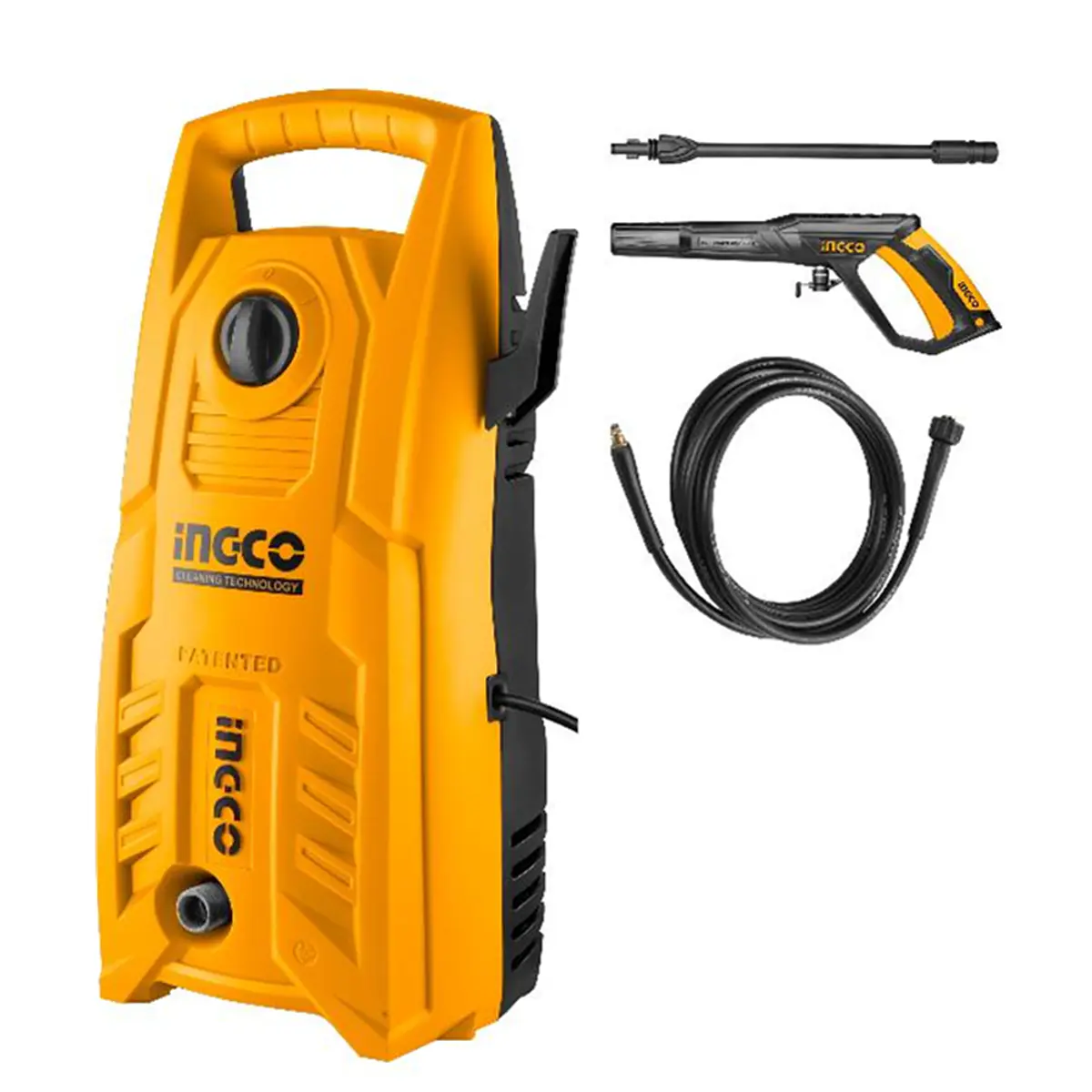 Hidrolavadora Eléctrica Ingco Hpwr14008 Naranja De 1400w ...