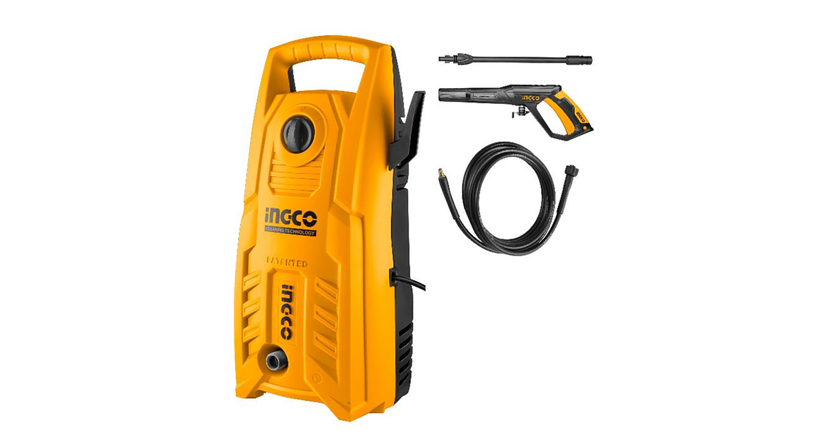 Hidrolavadora Eléctrica Ingco Hpwr14008 Naranja De 1400w ...