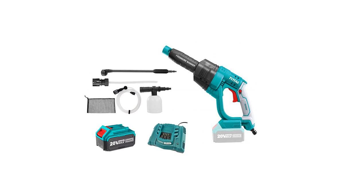 Hidrolavadora Inalambrica 20v 24.8bar Bat+ Carg Total
