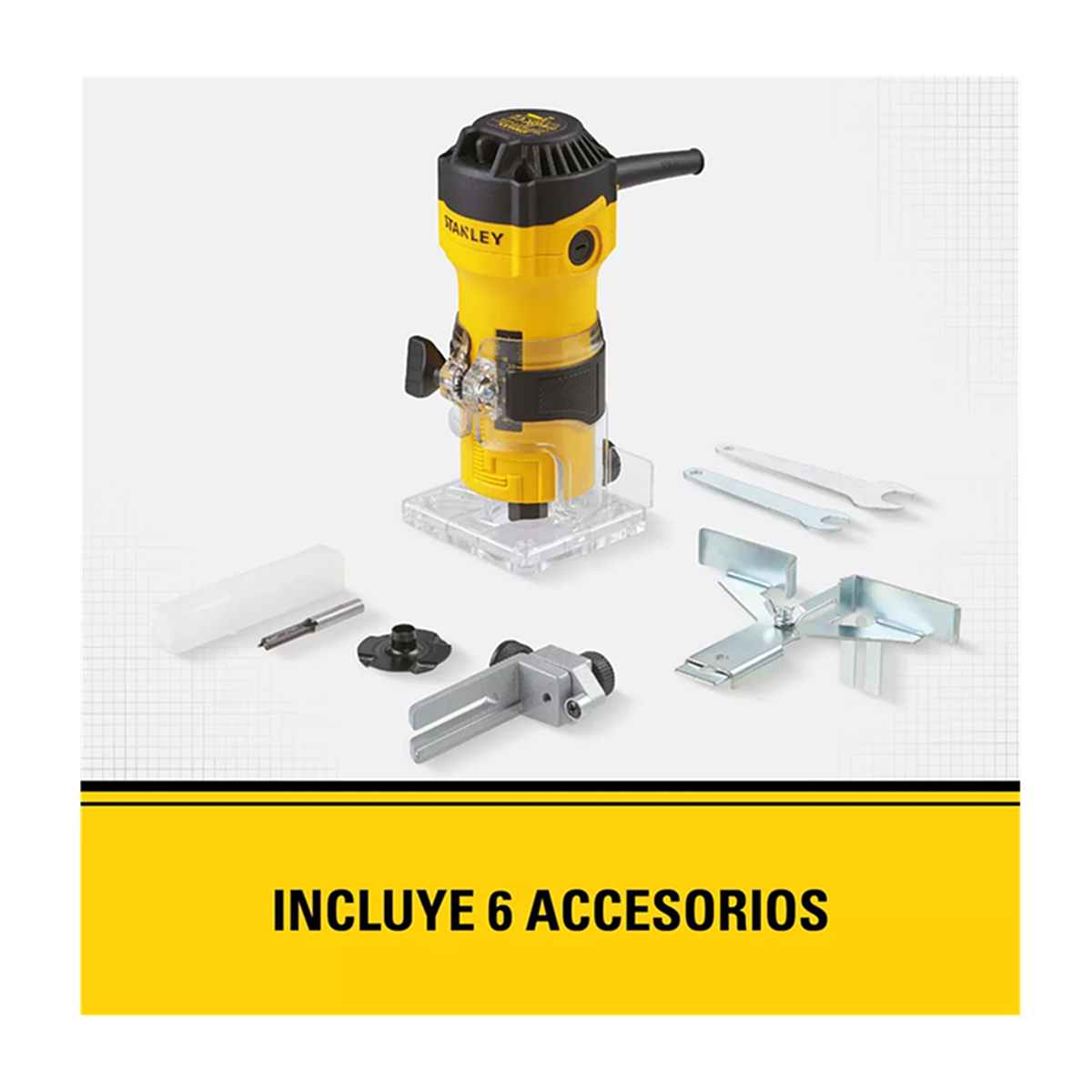 Fresadora Router Tupi De Mano 550w 1/4 Stanley St55-b2c