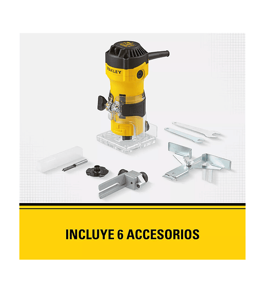 Fresadora Router Tupi De Mano 550w 1/4 Stanley St55-b2c