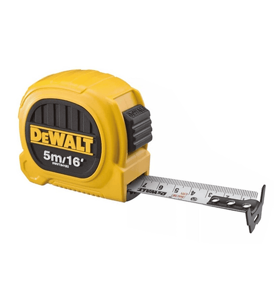 Cinta Huincha De Medir Métrica 5m Dewalt Dwht34192l