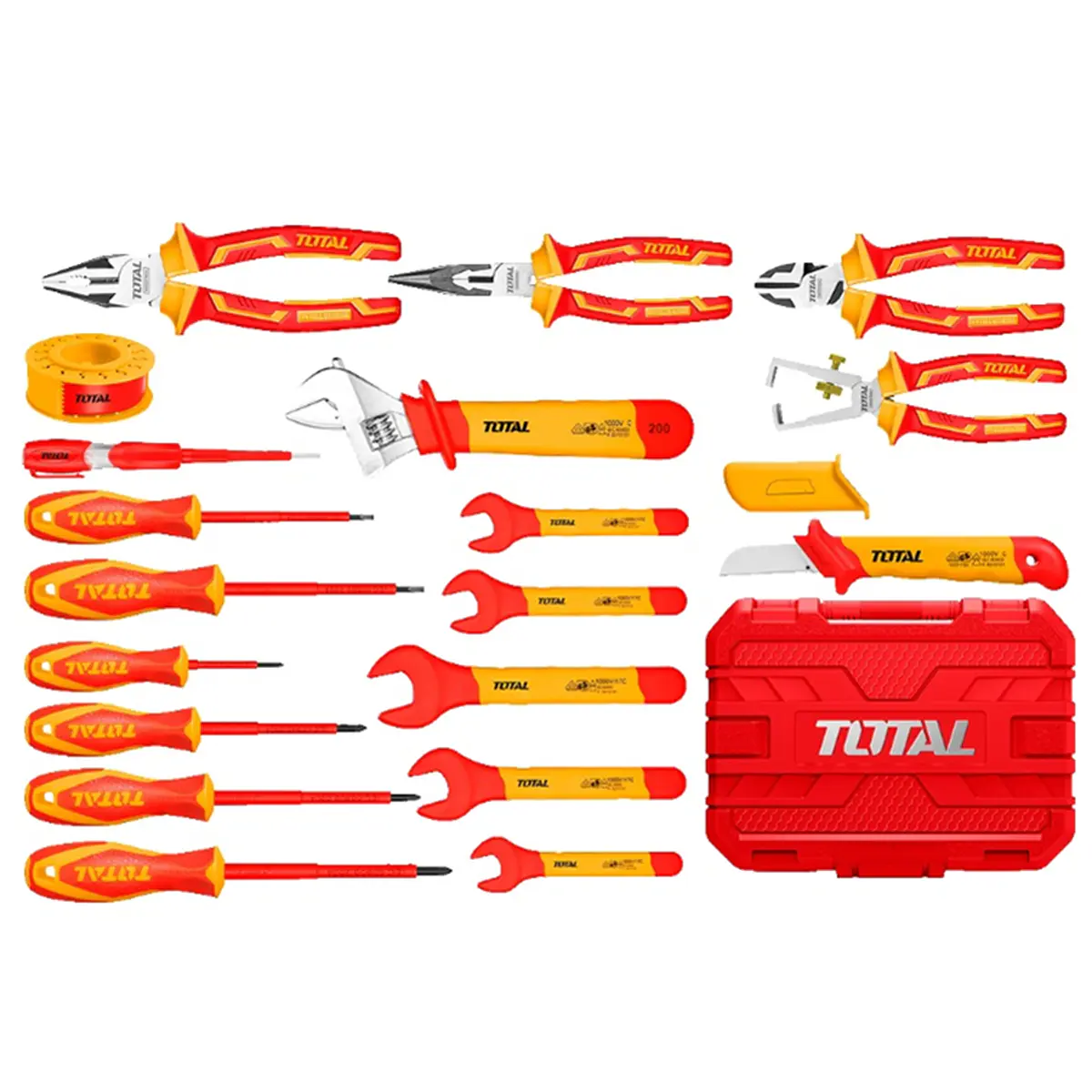 Kit Maleta Herramientas Manuales Aisladas 19 Piezas Total