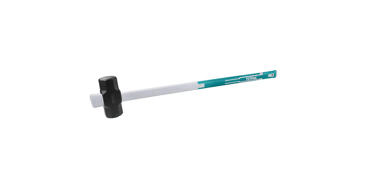 Combo Martillo Mazo Mango Fibra De Vidrio 10lbs Total