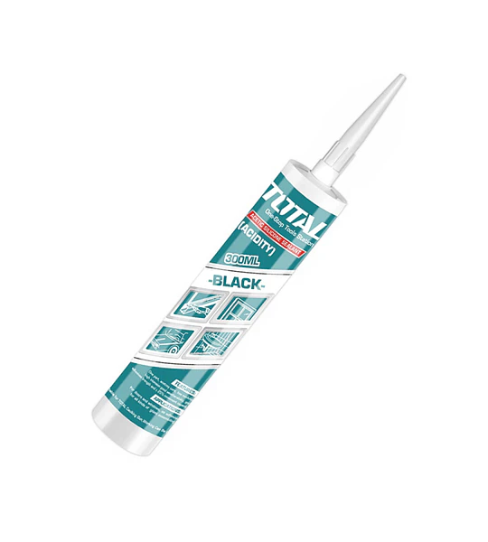 Silicona Sellante Cartucho 300 Ml Color Negro Total
