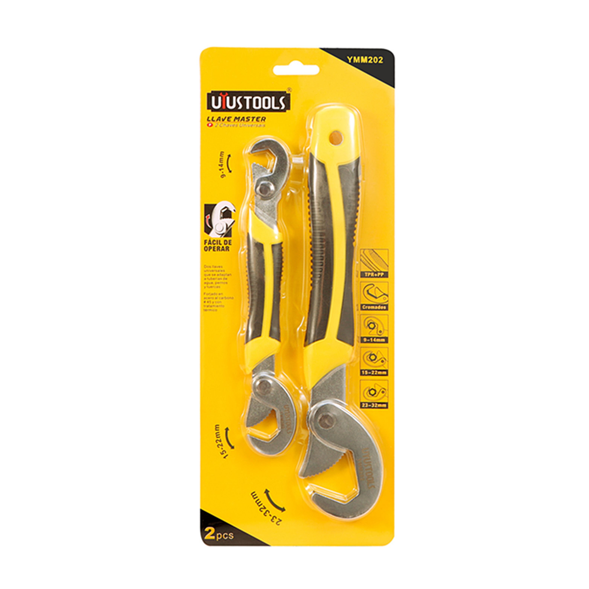 Llaves Tuerca Ajustables Universales 9-32mm Uyustools