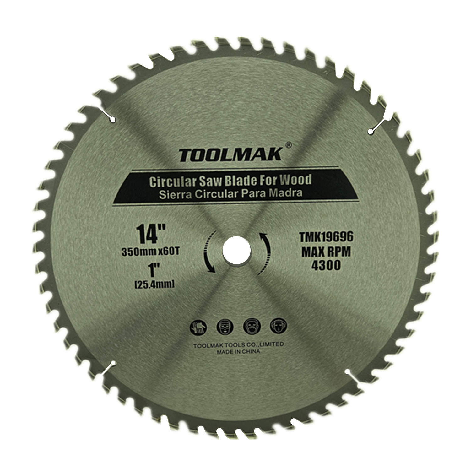 Disco De Corte 14 Pulgadas 60 Dientes Toolmak