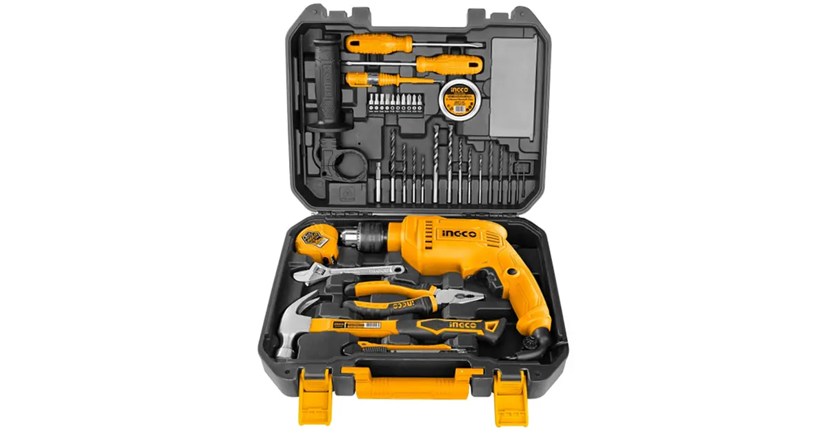 Kit Taladro Percutor 680w + Herramientas 115 Pcs