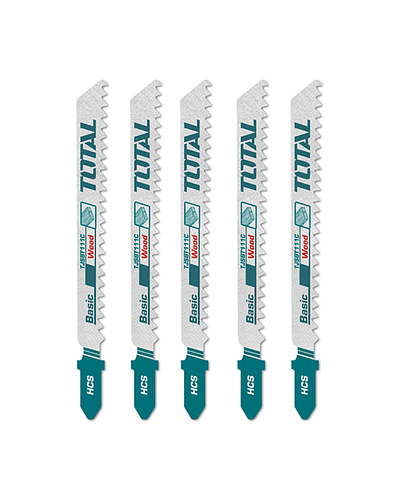 Set Jgo De Hojas Para Sierra Caladora P/ Madera 5 Pcs Total