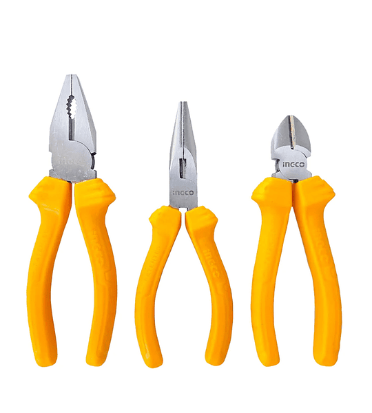 Set De Alicates Universal Combinados 3 Pcs Ingco Hkps0831...