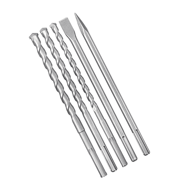 Set Juego De Broca Cincel P/ Rotomartillo Sds Max 3 Pcs Kwb