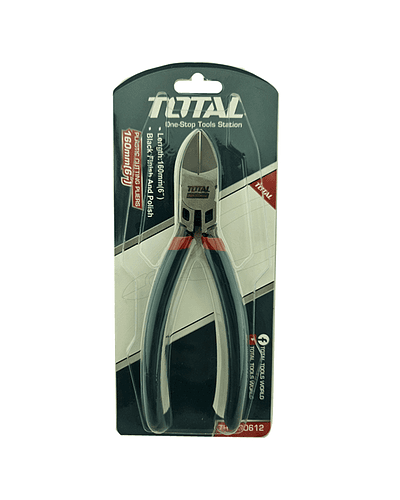 Alicate Cortante Corte Diagonal 6 Pulgadas Total Tht230612