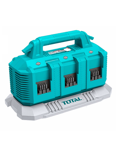 Cargador De Bateria 20v 4ah 6 Puertos Total Tfcli2064