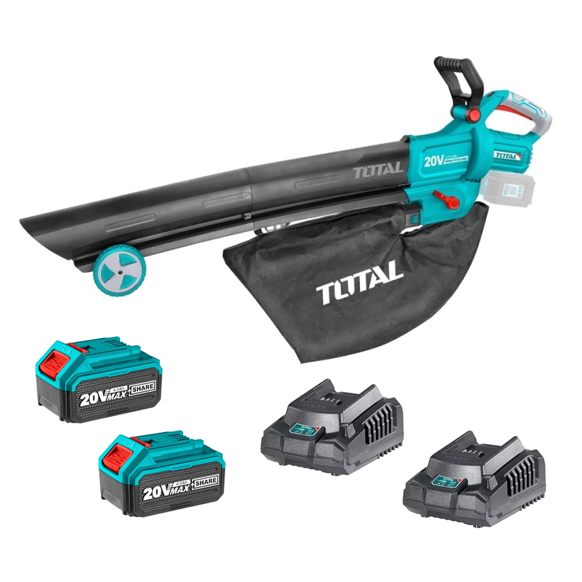 Soplador Aspirador 40v Bat+ Cargador Total Tabli2003