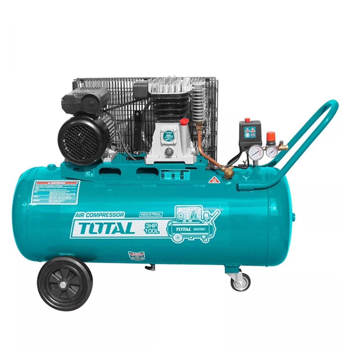 Compresor De Aire 100lts / 3 Hp / Total Tc1301006
