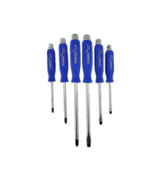 Set/kit/juego De Destornilladores De Golpe 6 Piezas Kamasa