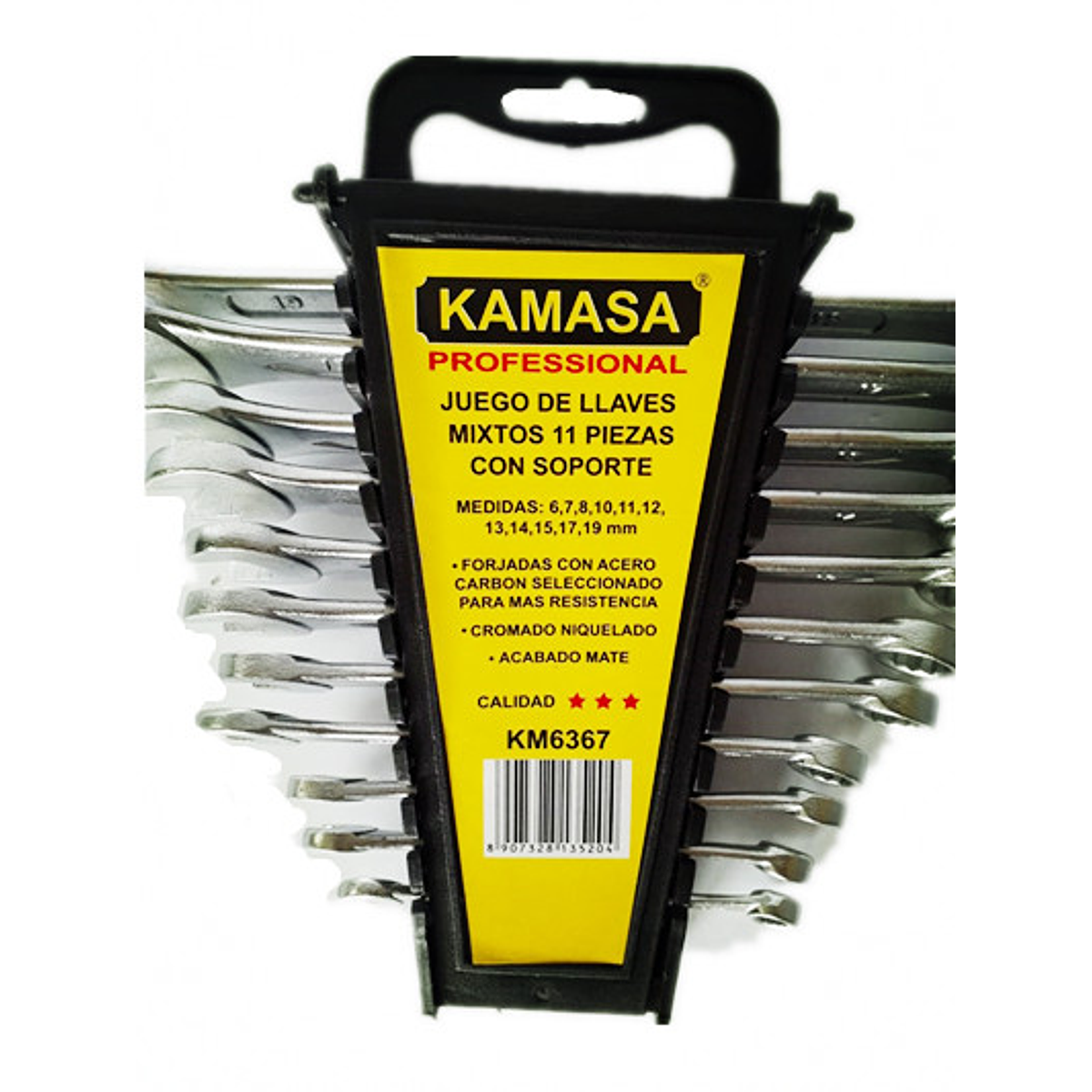Juego/set/kit De Llaves Punta De Corona 11 Piezas Kamasa