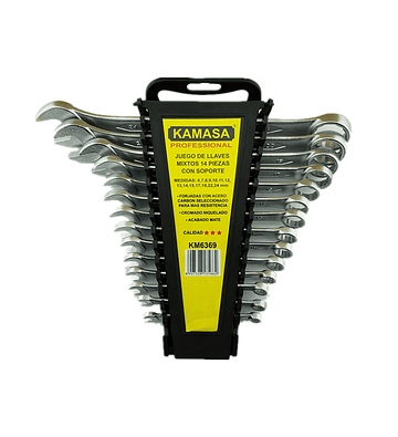 Set Juego De Llaves Punta De Corona 12 Piezas Kamasa Km6373