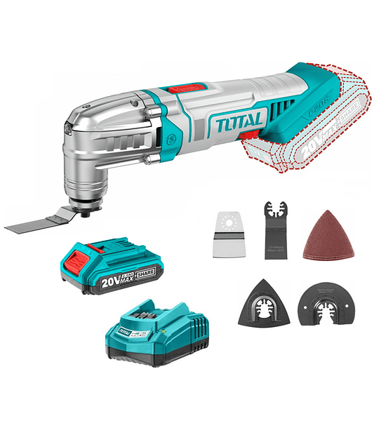 Herramienta Oscilante Multiuso 20v Bat+ Carg Total Tmli2022