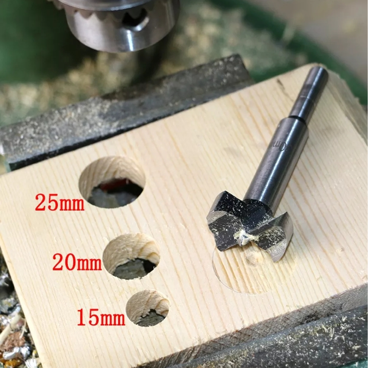 Kit Set Juego De Brocas Para Madera 5 Piezas Steeltools