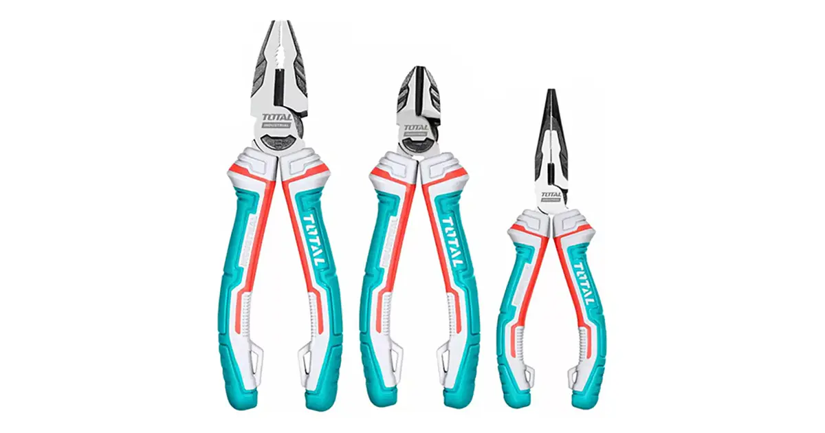 Kit Set Juego De Alicates 3 Piezas Total Tht2k0301s