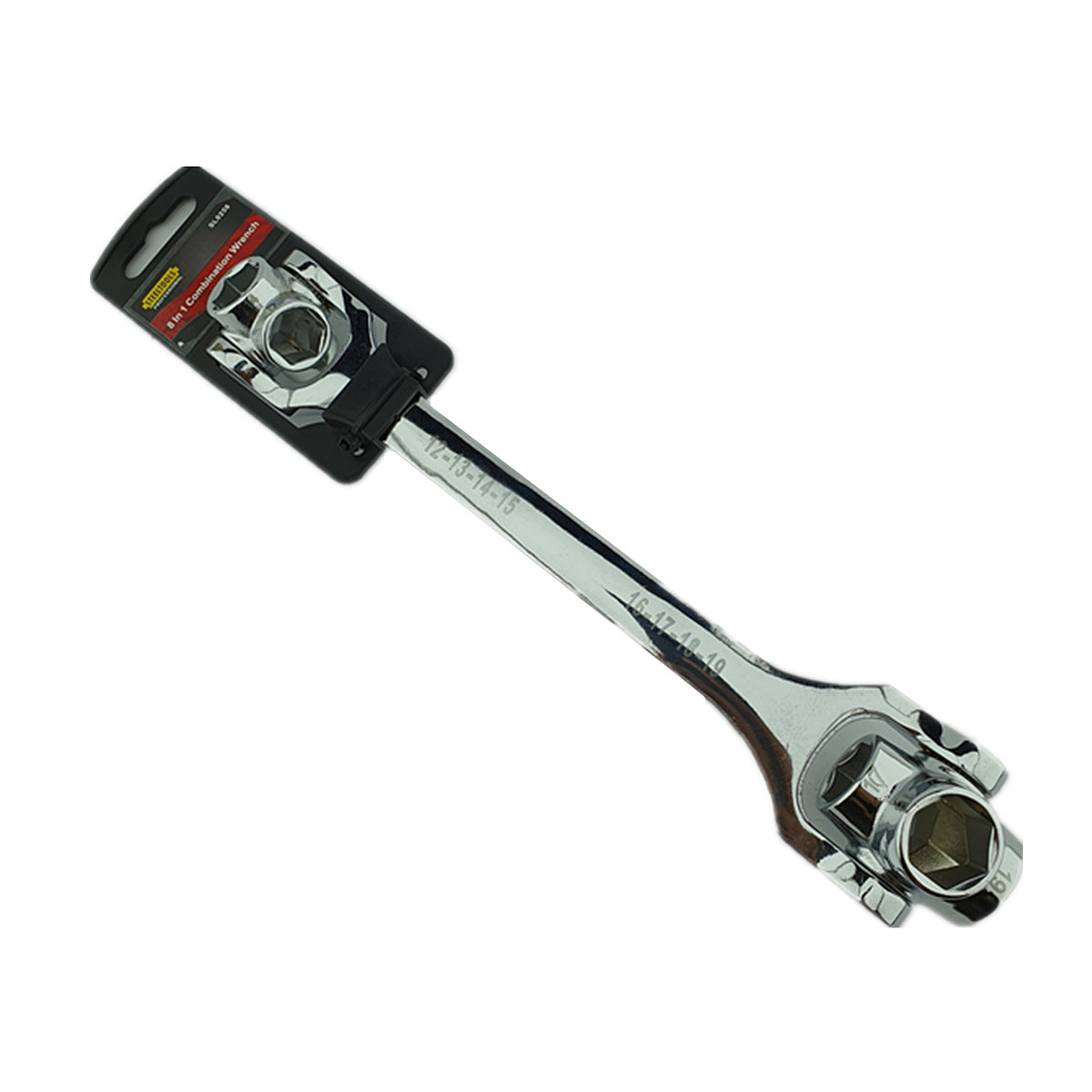 Llave Universal Combinada 8 En 1 Giratoria Steeltools