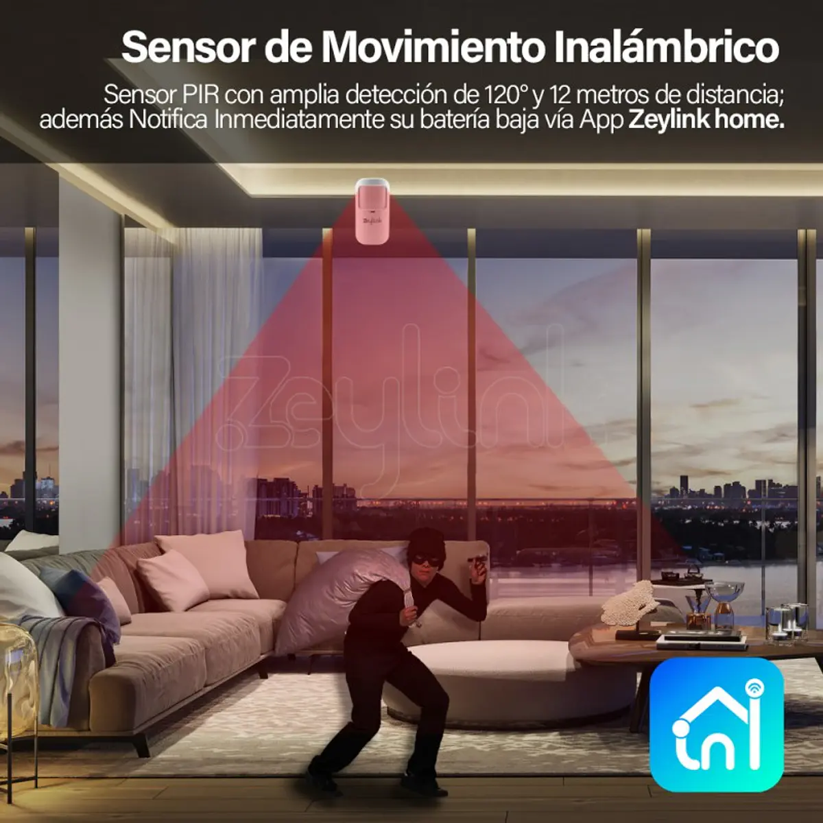 Sistema Alarma K9 Plus 4G WiFI Para Casa Negocio 5 Sensores
