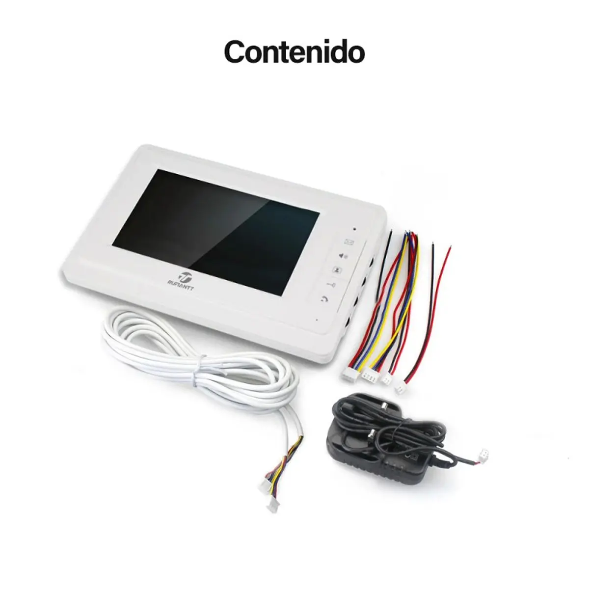 Monitor 7 Pantalla Tft Lcd A Color Interior Para Video P...