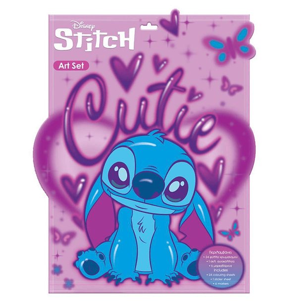 disney cuties coloring pages stitch