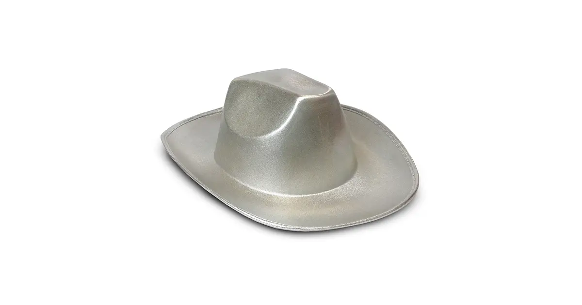 Sombrero Cowboy Plateado 1 Uni