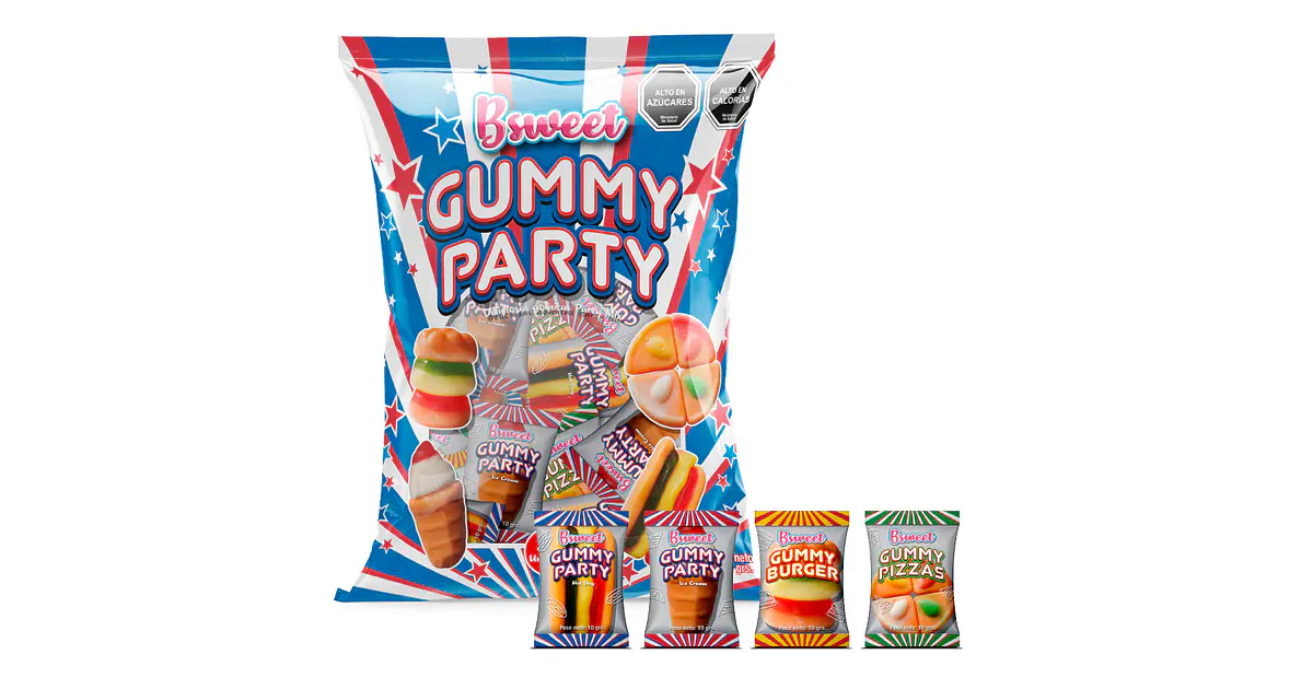Gummy Party Mix Bolsa 36 Uni