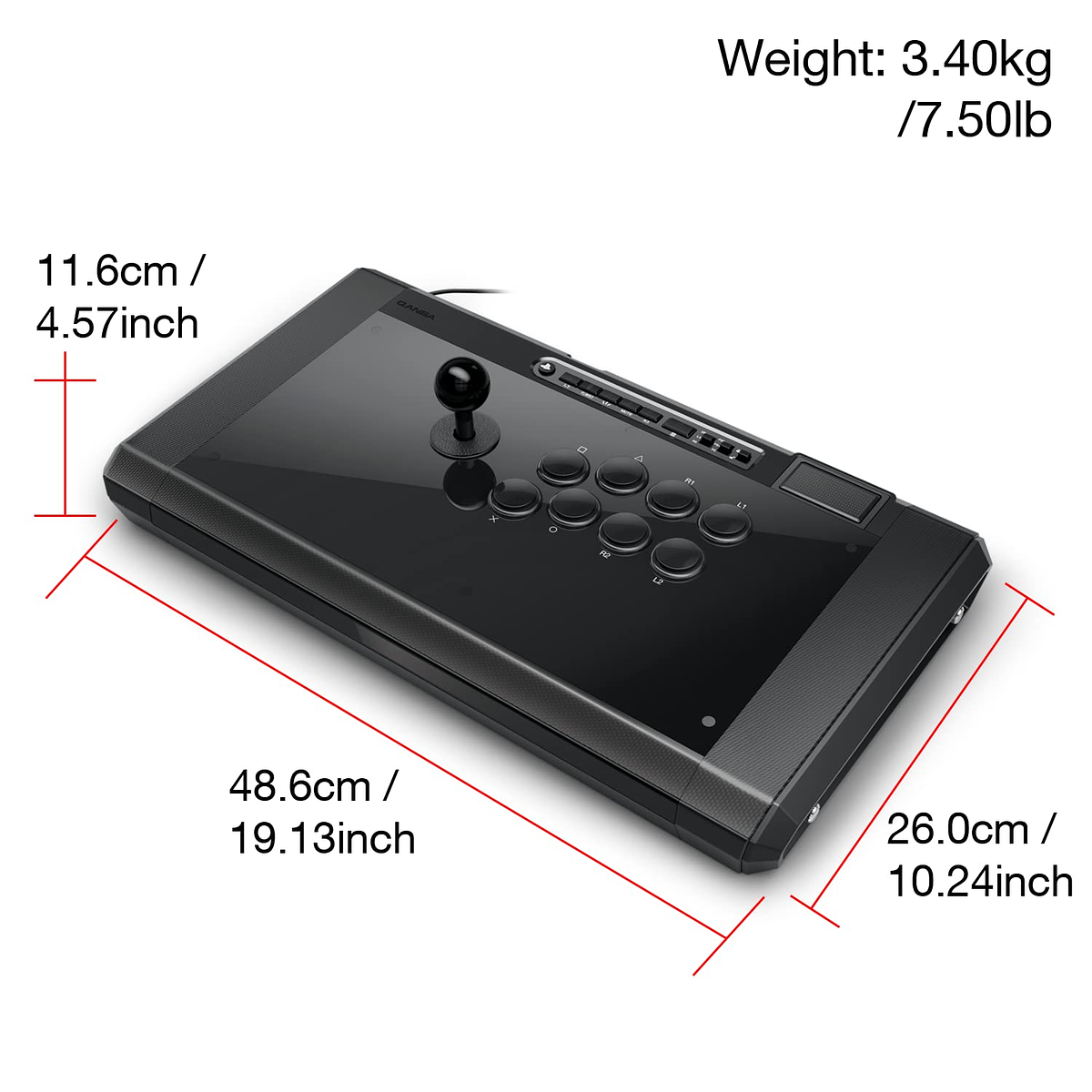 Qanba Fightstick Obsidian 2 para PlayStation 5/4 y PC