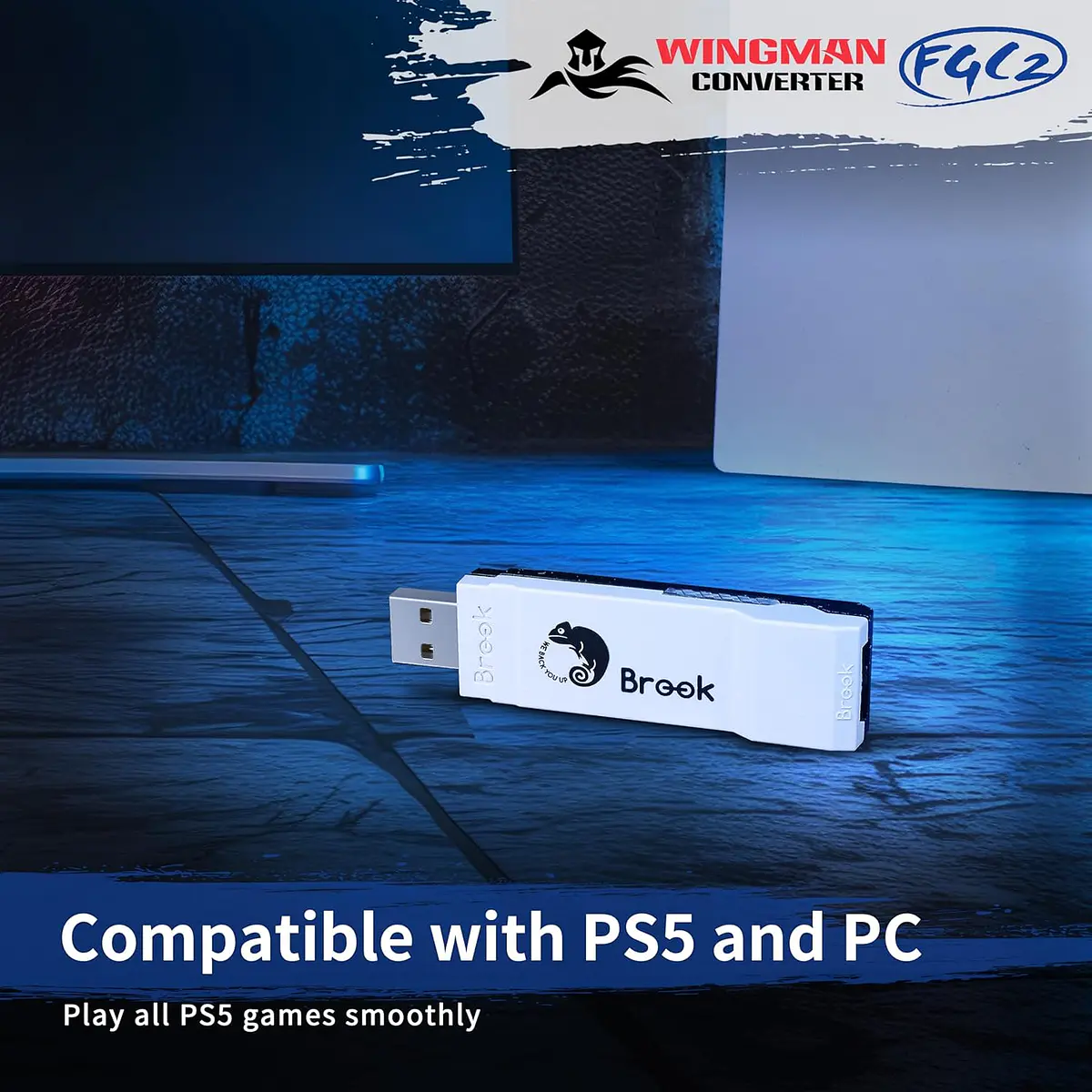 Brook Wingman FGC2 - Compatible con PS5 y PC Xinput