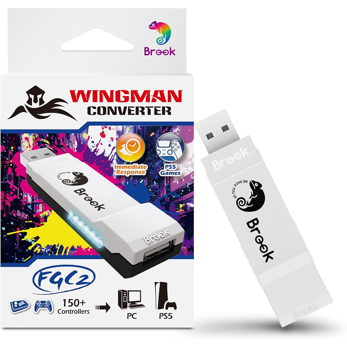 Brook Wingman FGC2 - Compatible con PS5 y PC Xinput