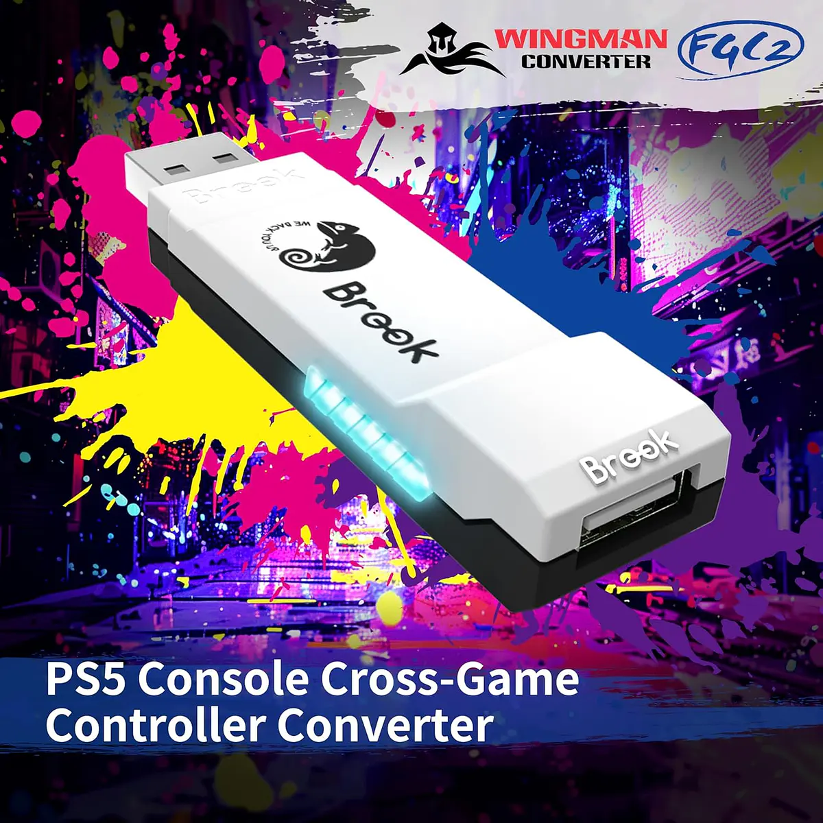 Brook Wingman FGC2 - Compatible con PS5 y PC Xinput