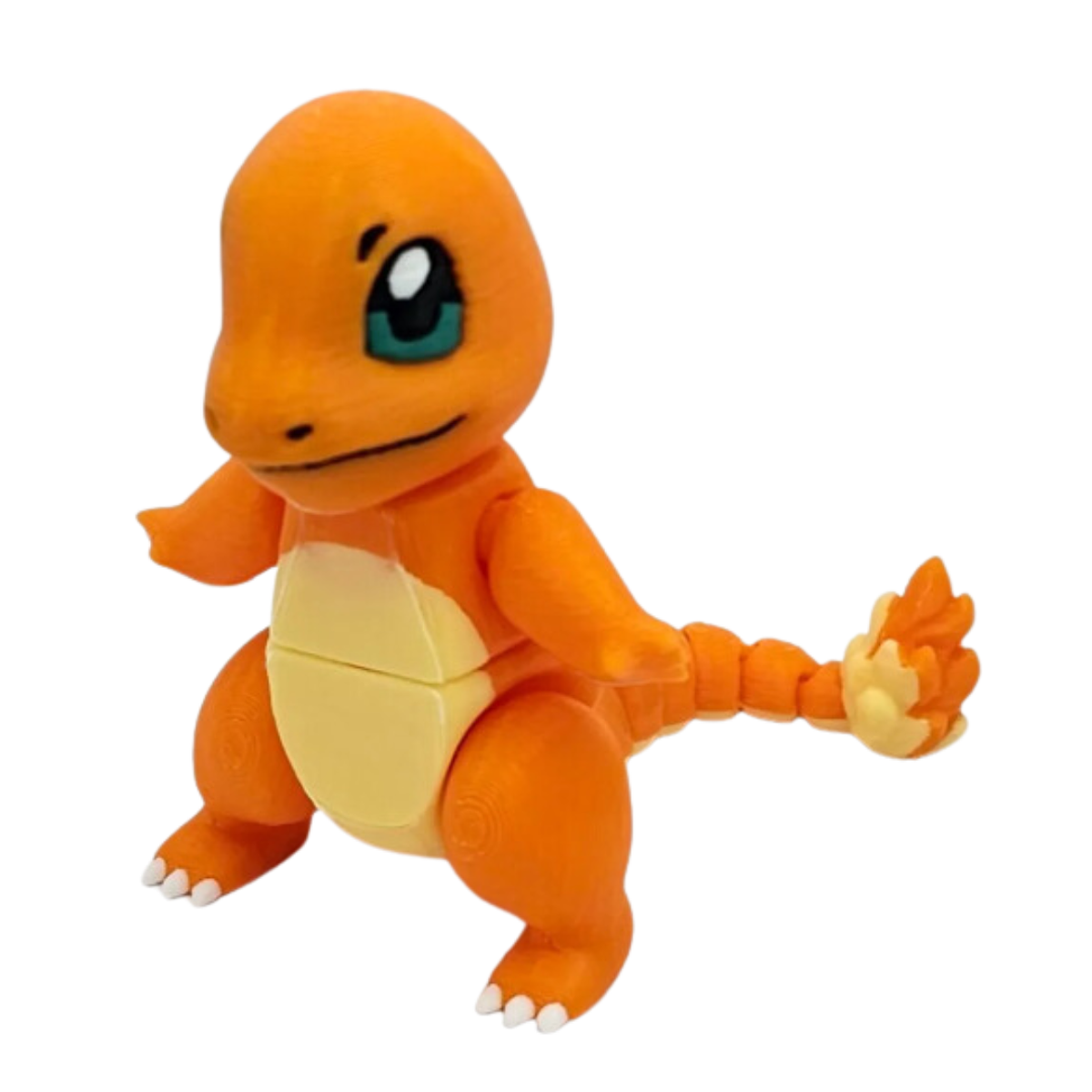 Charmander Articulado 3D ¡Comienza tu aventura Pokémon con