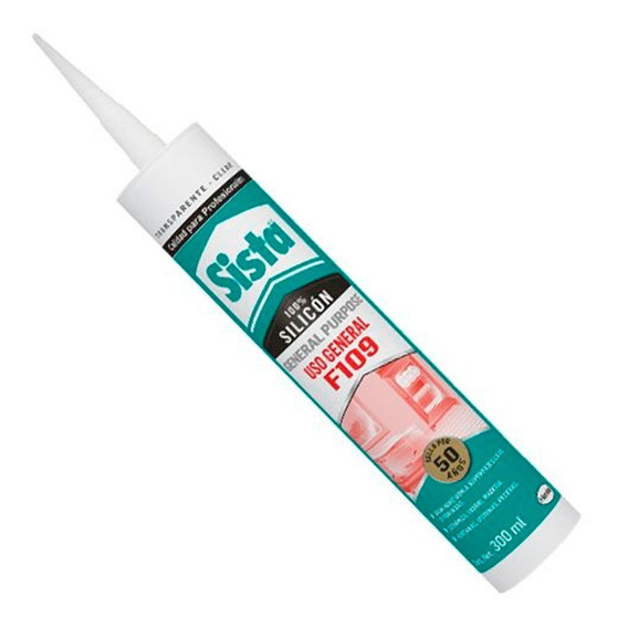 Silicón Uso General F109 Transparente (300 ML)