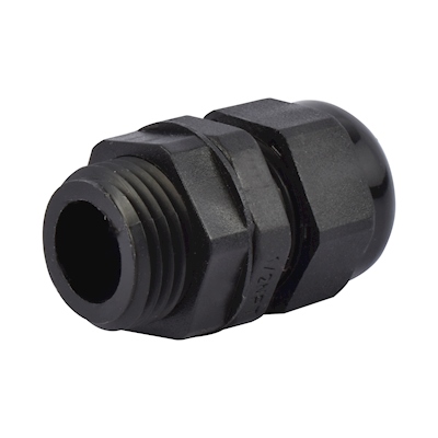 Conector glándula 1/2 NPT Negra