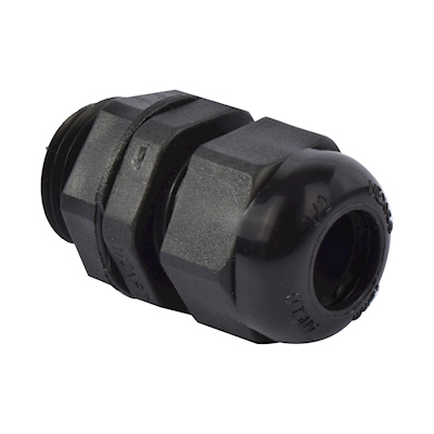 Conector glándula 1/2 NPT Negra