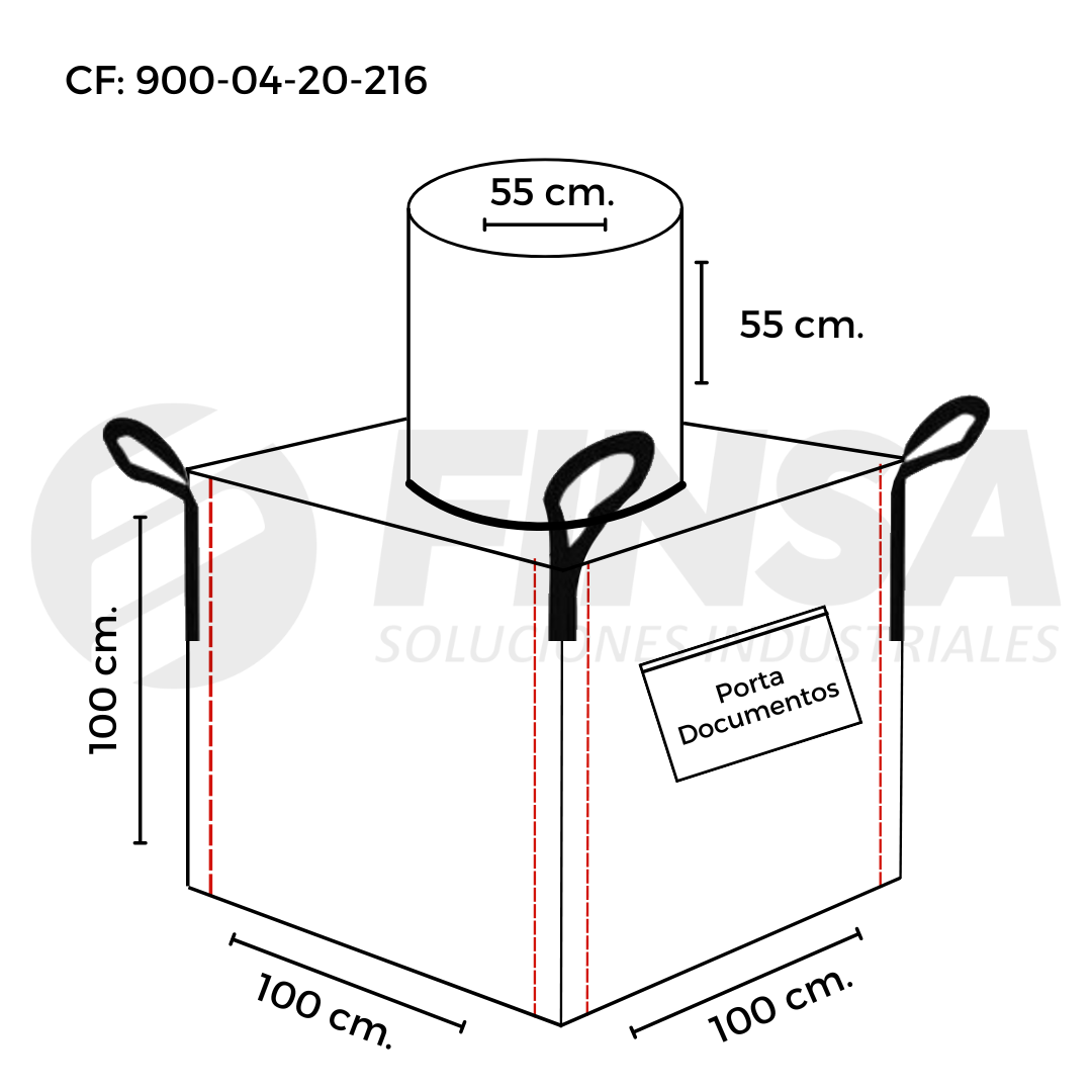 Super Saco de 1 tonelada con Válvula 900-06-01-263