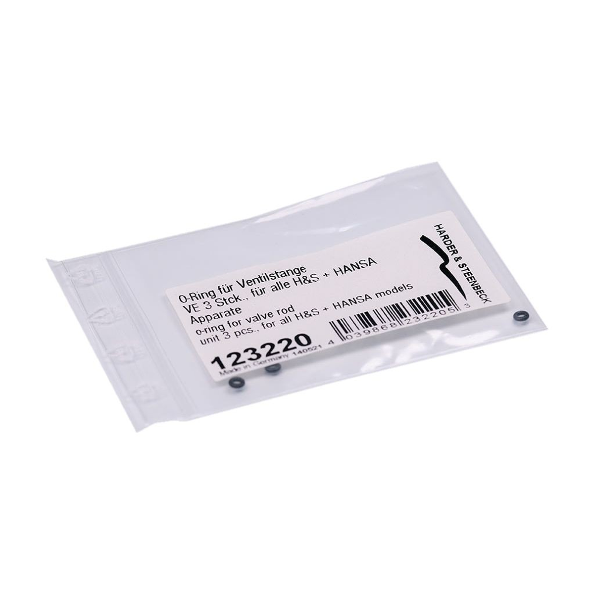 O-ring valve rod Harder and Steenbeck