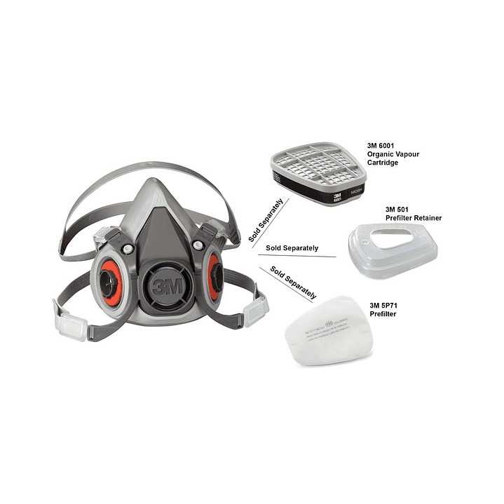 3M™ 6000 Series Semi-Mask Kit