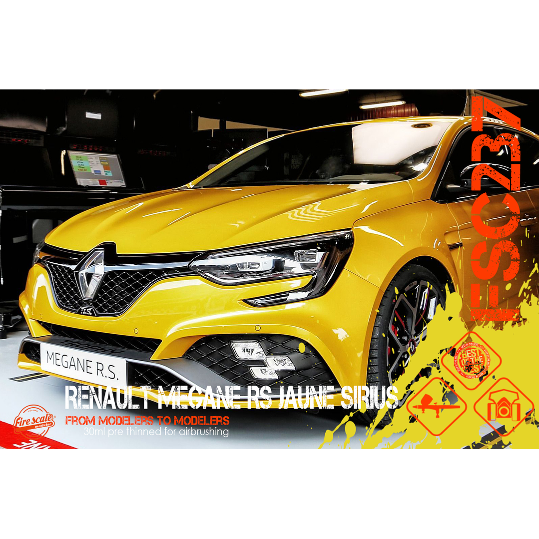 Jaune Sirius Renault + Base color