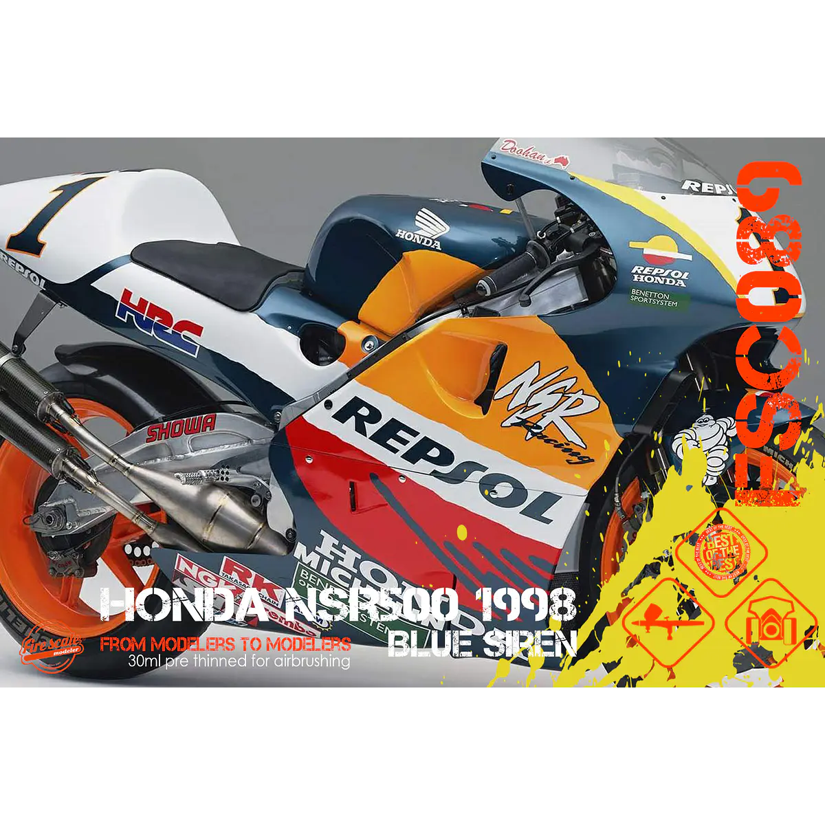 Honda NSR Turquoise Blue