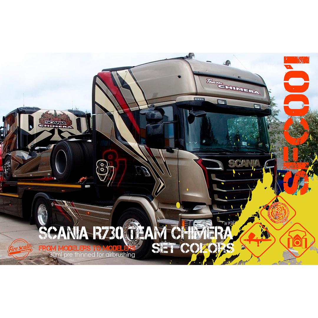 Scania R730 colors Set