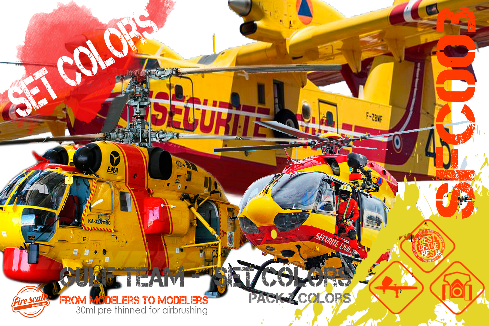 Emerg. Aircraft colors Set