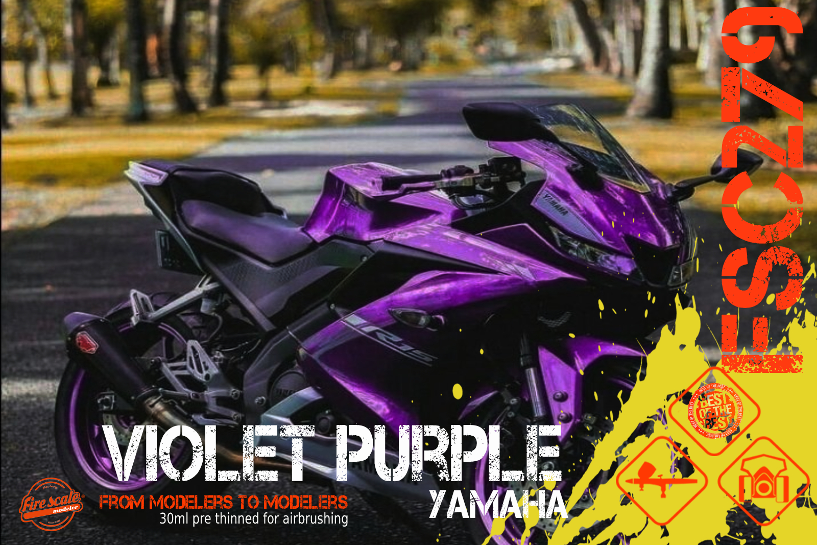 Violet Purple Yamaha + Base Color