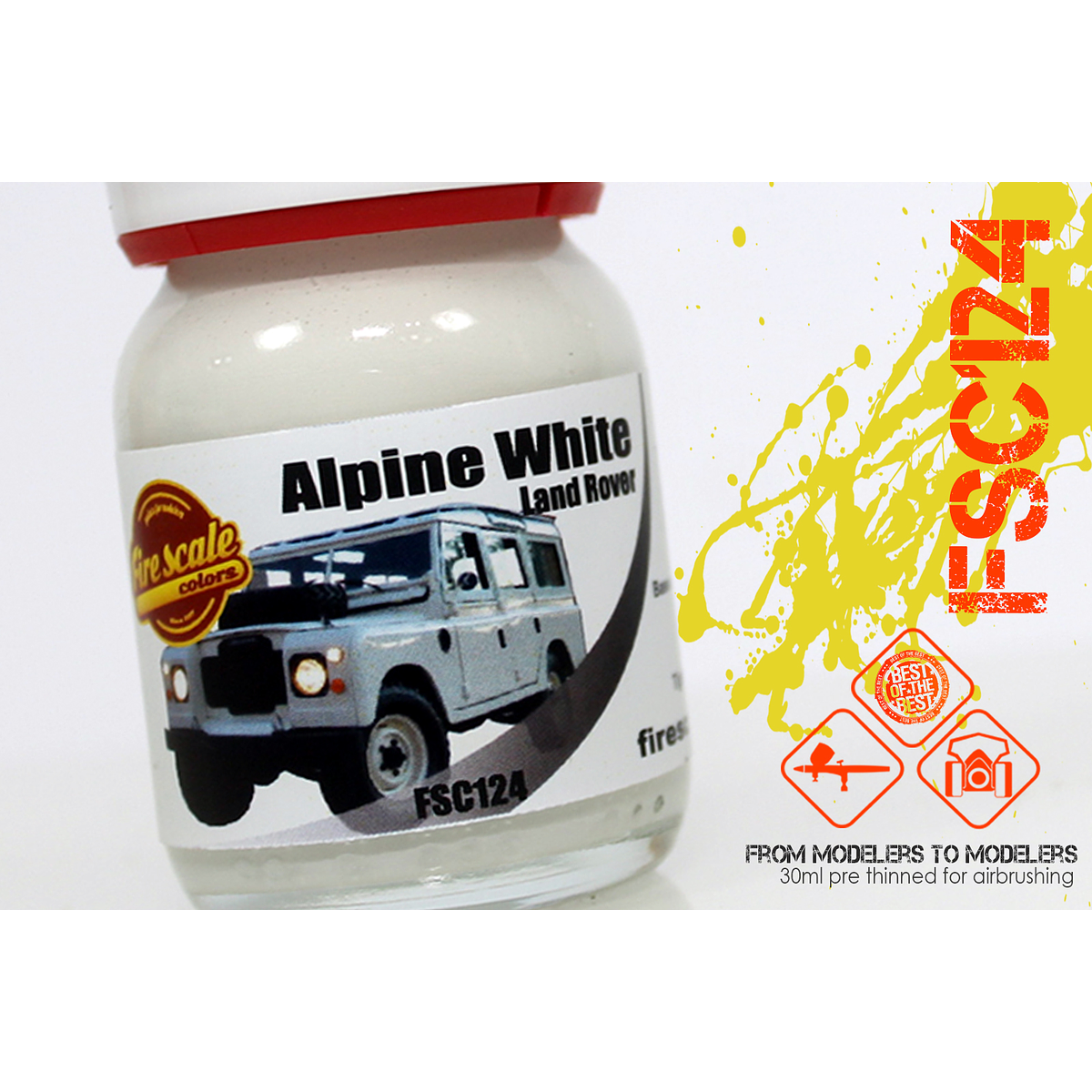 Alpine White Land Rover