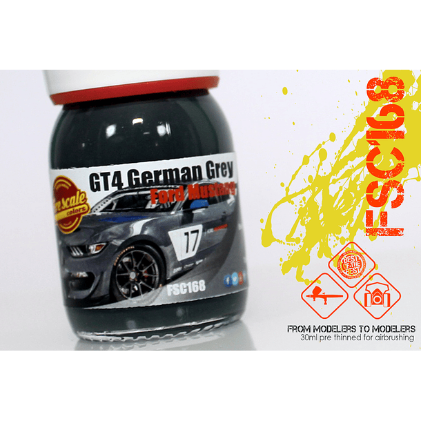 GT4 German Gray Ford Mustang
